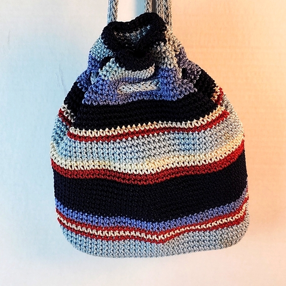 The Sak | Bags | The Sak Small Multicolored Crochet Drawstring Backpack ...
